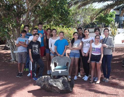 Visita del IES Yaiza y San Bartolomé - A Casa Jose Saramago