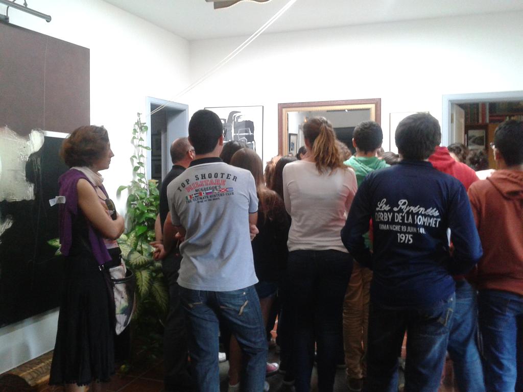 VISITA DEL IES HARÍA - 3º B ESO - A Casa Jose Saramago